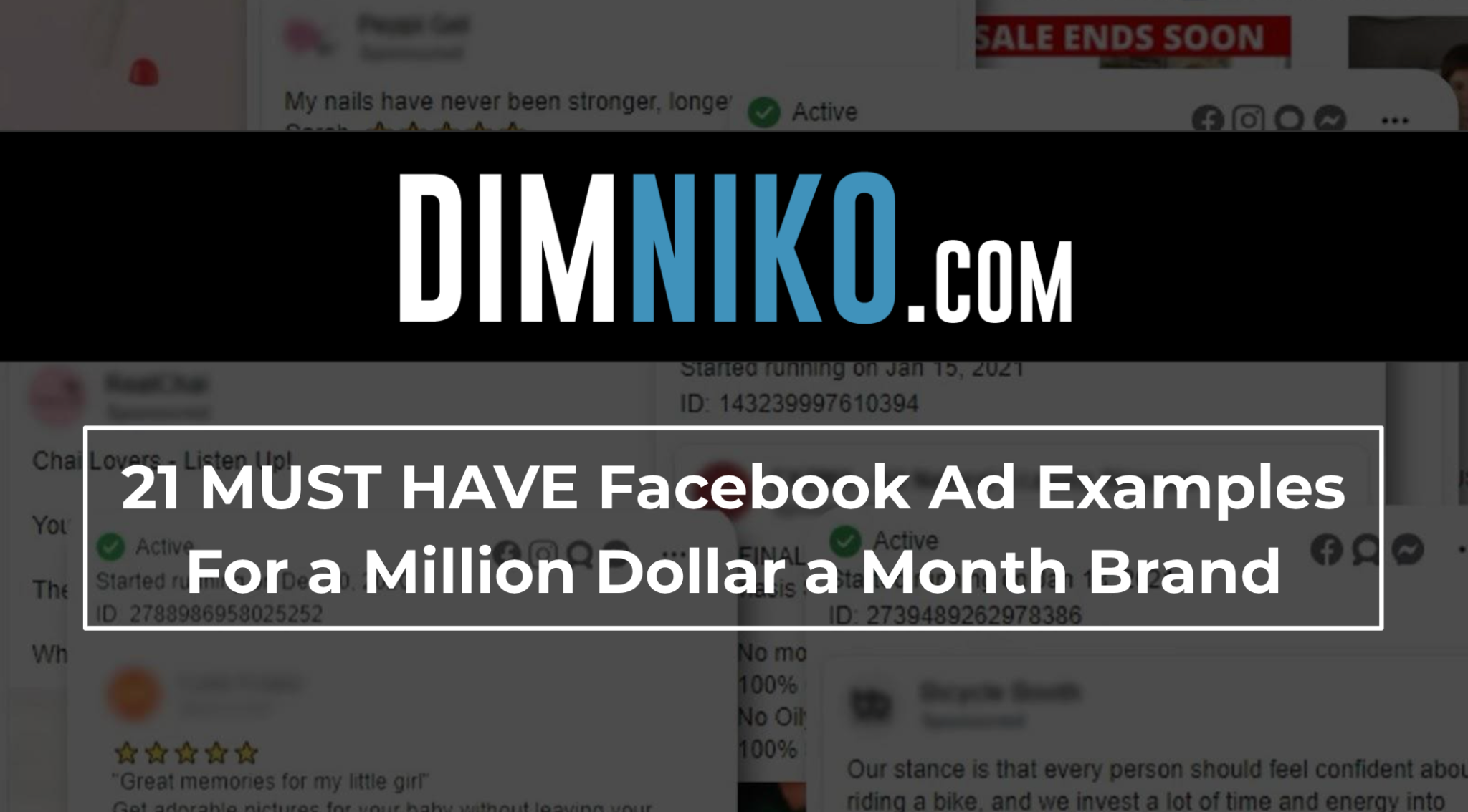 DimNiko | 21 Facebook Ad Examples